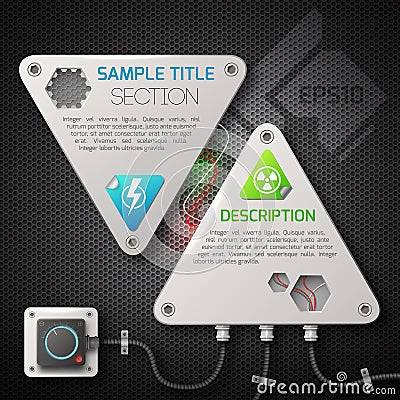 Abstract Technology Background Poster Vector Illustration ...