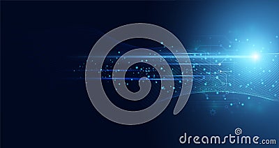 Abstract Technology Hi Tech Background Concept Speed Movement Motion ...