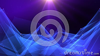 Abstract Technology and Science Motion Background. Stock Footage ...