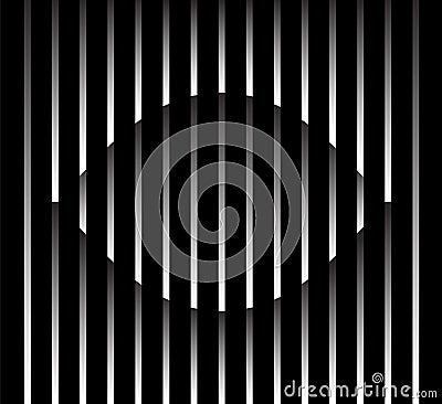 Abstract Unusual Eye Sign Logo On Geometric Black And White Gradient ...