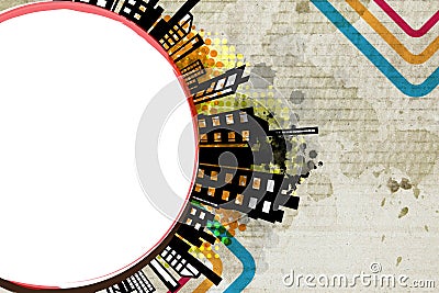 Abstract Urban Circle Design Stock Photo - Image: 31665490
