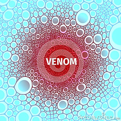 Abstract Venom Or Virus In The Cells Vector Illustration ...
