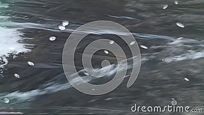 Abstract Water Running and Water Drops Stock Footage - Video of ...