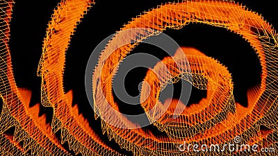 Abstract Water Surface with Falling Rain Drops. Design. Colorful Rings ...