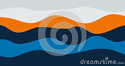 Abstract Wave Background Animation with Attractive Contrast Color ...