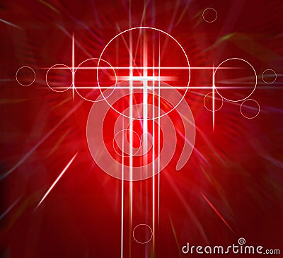 Abstract White Cross On Red Texture Moving Fast Background Royalty-Free ...