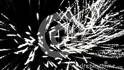Abstract White Particles Streak Sparking Effect Motion Stock Footage ...