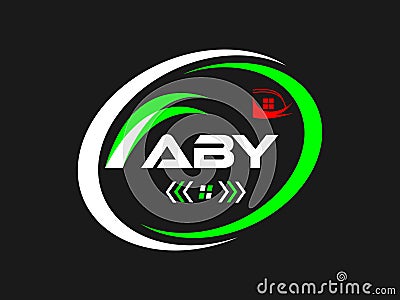 ABY Letter Logo Design. ABY Simple And Modern Monogram Logo. Abstract ...