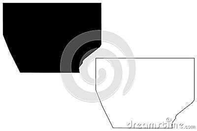 Abyei Area Republic Of The Sudan, North Sudan, South Sudan Map Vector ...