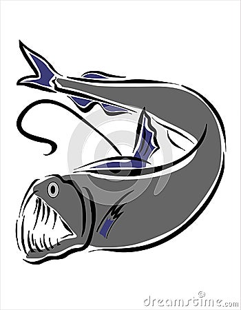 Abyssal Fish Cartoon Vector | CartoonDealer.com #30734691