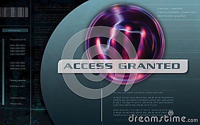 Access Granted Computer Screen Royalty-Free Stock Photography ...