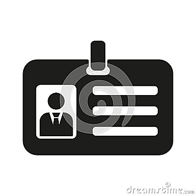 The Accreditation Icon. Admission And Badge, Identification, Pass ...