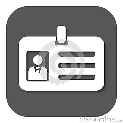 The Accreditation Icon. Admission And Badge, Identification, Pass ...