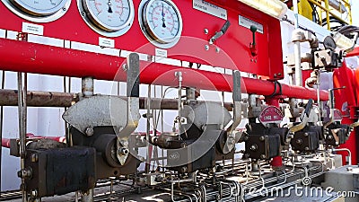 Accumulator Unit Koomey Surface BOP Control Stock Footage - Video of ...