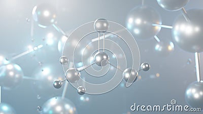 Acetic Acid Molecular Structure, 3d Model Molecule, Ethanoic Acid ...