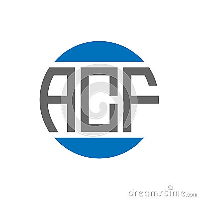 ACF Letter Logo Design On White Background. ACF Creative Initials ...