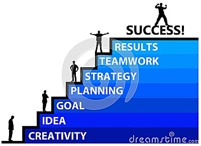 Achieving Success Stock Image | CartoonDealer.com #90726493