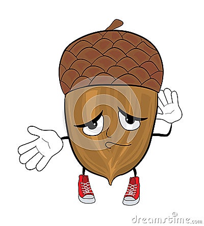 Acorn Cartoon Character Stock Illustration - Image: 42813898