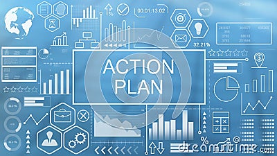 Action Plan, Animated Typography Stock Video - Video of interface ...