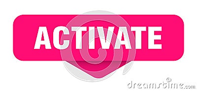 Activate Sticker. Activate Sign On Transparent Background Cartoon ...