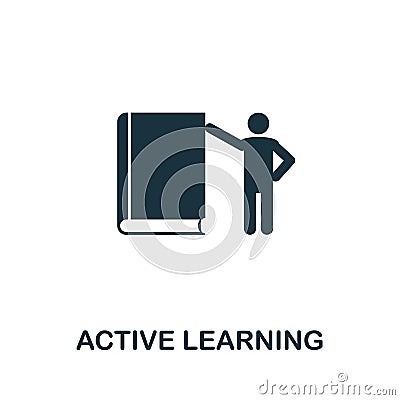 Active Learning Icon. Simple Element From Life Skills Collection ...