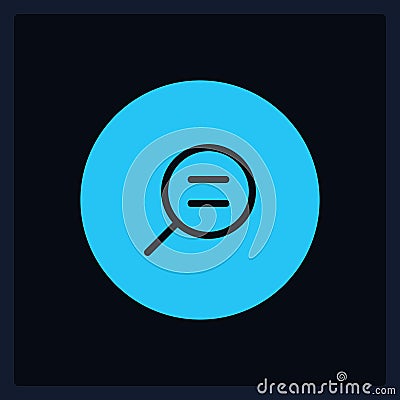 Active Real Size Zoom Button UI Element Template Vector Illustration | CartoonDealer.com #263986596