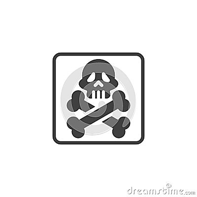 Acute Toxicity, Packaging Sign Vector Icon | CartoonDealer.com #193806589