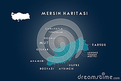Mersin Districts Mut, Toroslar, Erdemli, Gulnar, Anamur, Bozyazi ...