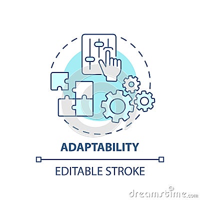 Adaptability Concept Icon Cartoon Vector | CartoonDealer.com #200435245