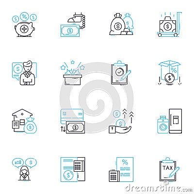 Adaptive Process Linear Icons Set. Agility, Flexibility, Adaptability ...