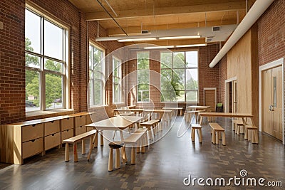 Adaptive Reuse Of Abandoned School Building Into Community Center ...