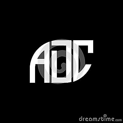 ADC Letter Logo Design On Black Background.ADC Creative Initials Letter ...