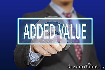 Value Proposition, Man Working on Holographic Interface, Visual Screen ...