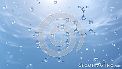 Adenosine Molecular Structure, 3d Model Molecule, C10h13n5o4 ...