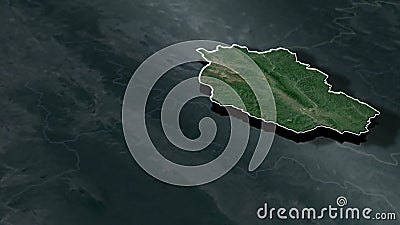 Kayah State - Physical Map of the Globe Animation Map Stock Footage ...