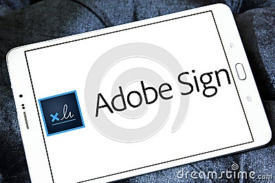 Adobe Sign Logo Editorial Image | CartoonDealer.com #118508542