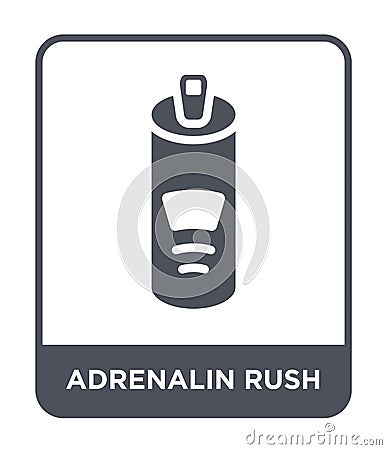 Adrenalin Rush Icon In Trendy Design Style. Adrenalin Rush Icon ...
