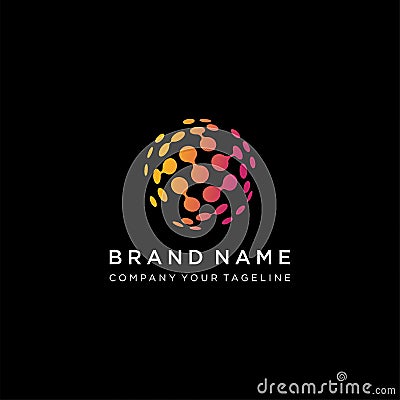 Advanced Analysis Data Base Logo Symbol. Development Of Artificial ...