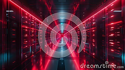 Advanced Quantum Computing Lab Corridor Royalty-Free Stock Image ...