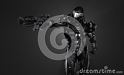 Advanced Super Soldier Stock Photography - Image: 36070332