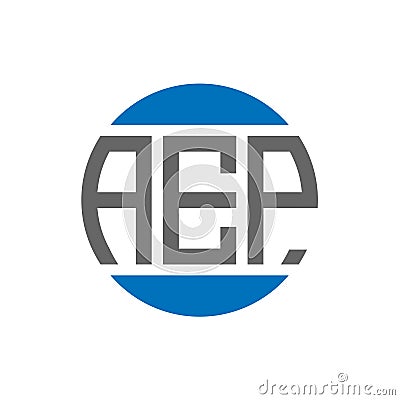 AEP Letter Logo Design On White Background. AEP Creative Initials ...