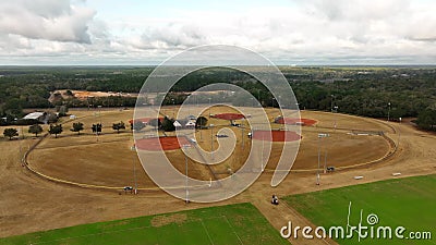 Aerial Footage of Baseball Fields Stock Footage - Video of 30fps ...