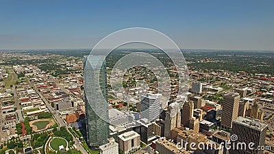Oklahoma City Drone Aerial Video Stock Footage - Video of oklahoma ...
