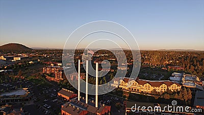 Aerial Oregon Bend stock footage. Video of aerial, evening - 67791256