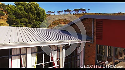 Aerial View of School Buildings Stock Video - Video of nature, high ...