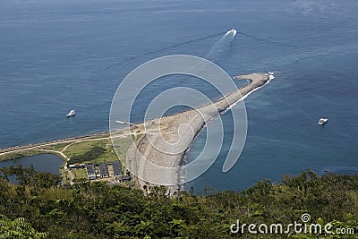 Aerial View Of Sea Spit Stock Image - Image: 11714961