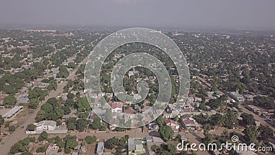 Aerial View of Simple Houses in Developing Suburbs of Maputo, Matola ...