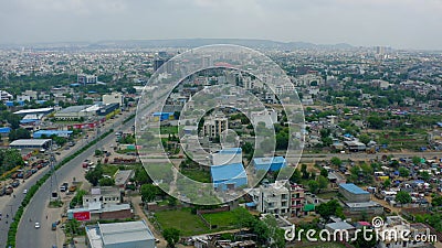Aerial View of the Skyline of Bangalore, India Stock Footage - Video of ...