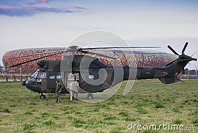 Aerospatiale SA-330H Puma Helicopter Editorial Photo - Image: 19652801