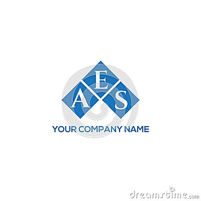 AES Letter Logo Design On BLACK Background. AES Creative Initials ...